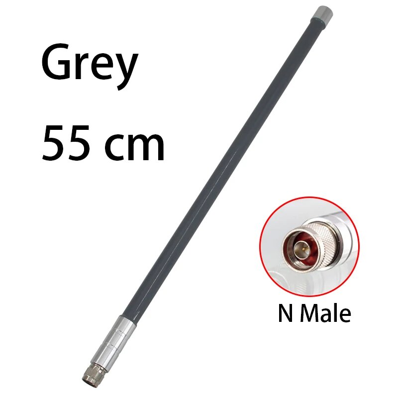 Антенна 2,4G, 5,8 ГГц, всенаправленная наружная антенна с высоким коэффициентом усиления, Wi-Fi-удлинитель для точки доступа 2,4G 5,8G, двухдиапазонная FRP-антенна N Male, 2.4G 5.8G 55CM