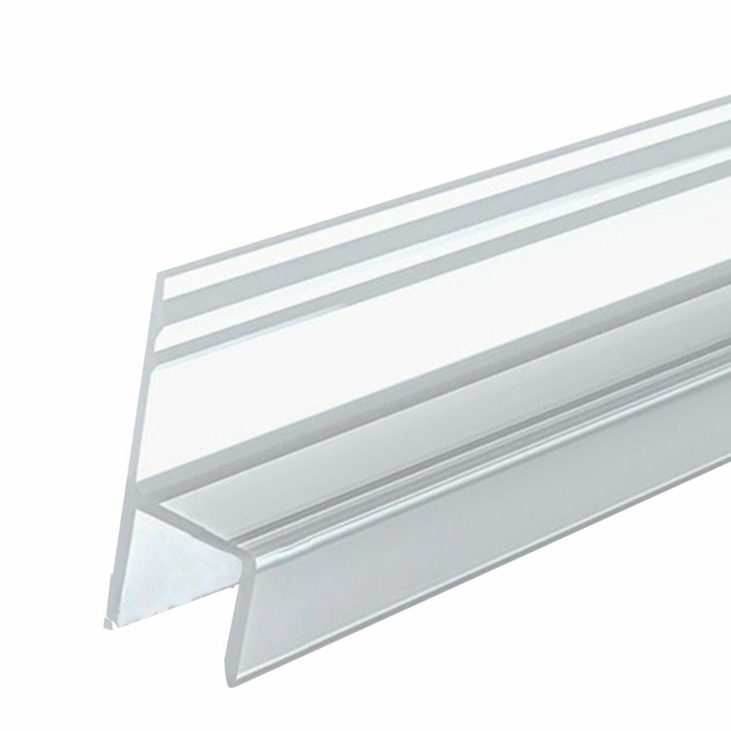 Н-образная стеклянная дверь ванной комнаты с водонепроницаемой уплотнительной лентой-12 мм