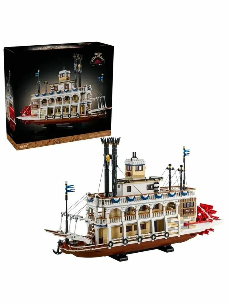 Конструктор Речной Пароход / Ideas River Steamer / 4090 деталей
