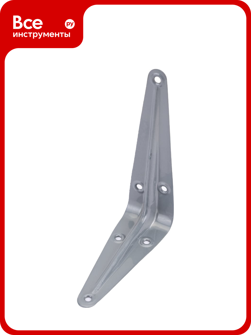 Уголок-кронштейн STAYER MASTER 125х100 мм, серый 37401-2