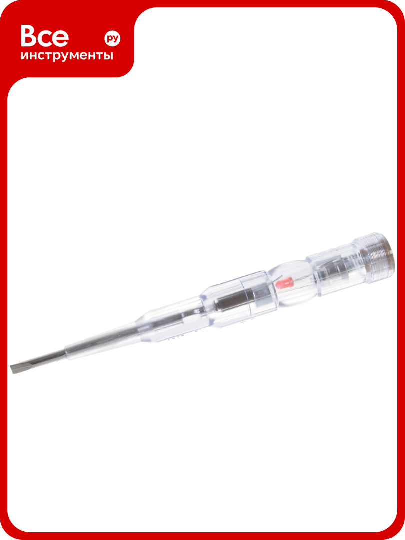 Индикаторная отвертка FIT IT 56531 измеритель напряжения со световой индикацией и двухбатарейным питанием