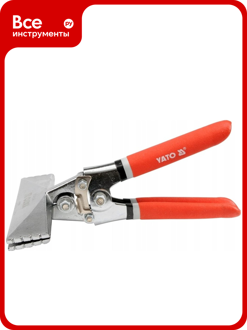 YATO Щипцы для формирования профилей 210мм 150x35 YT-5142, Очень широкие губки облегчают сгибание листов