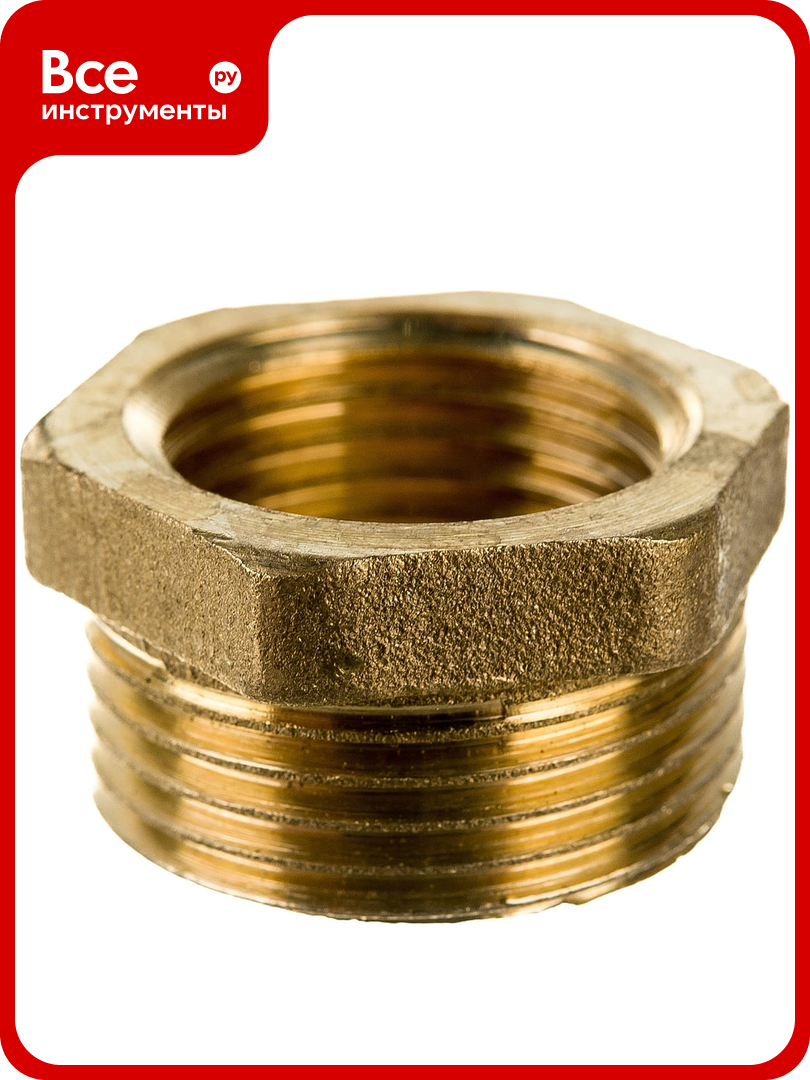 Футорка LEXLINE 3/4-1/2 нар/вн, латунь 20-15 511783