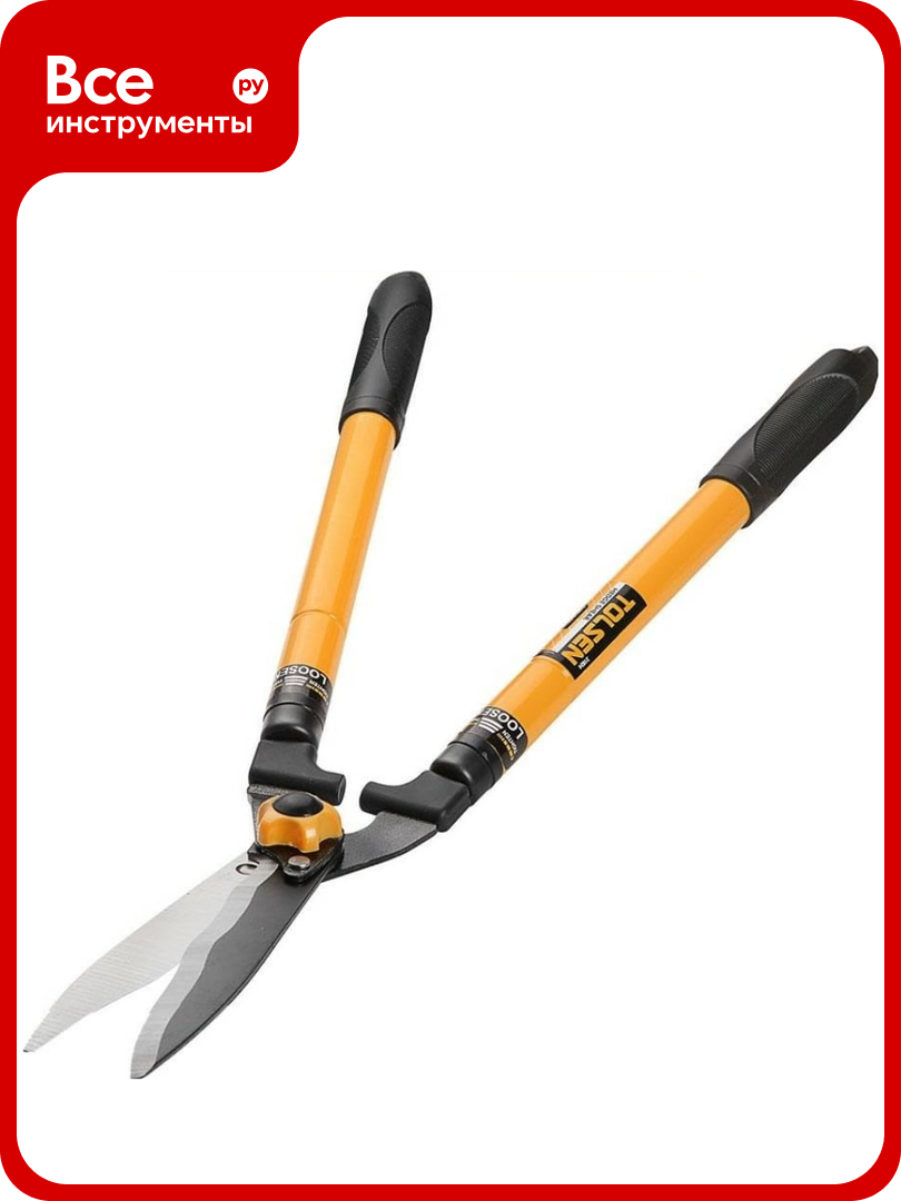 Бордюрный секатор TOLSEN с телескопической рукояткой, 26 -36 31024