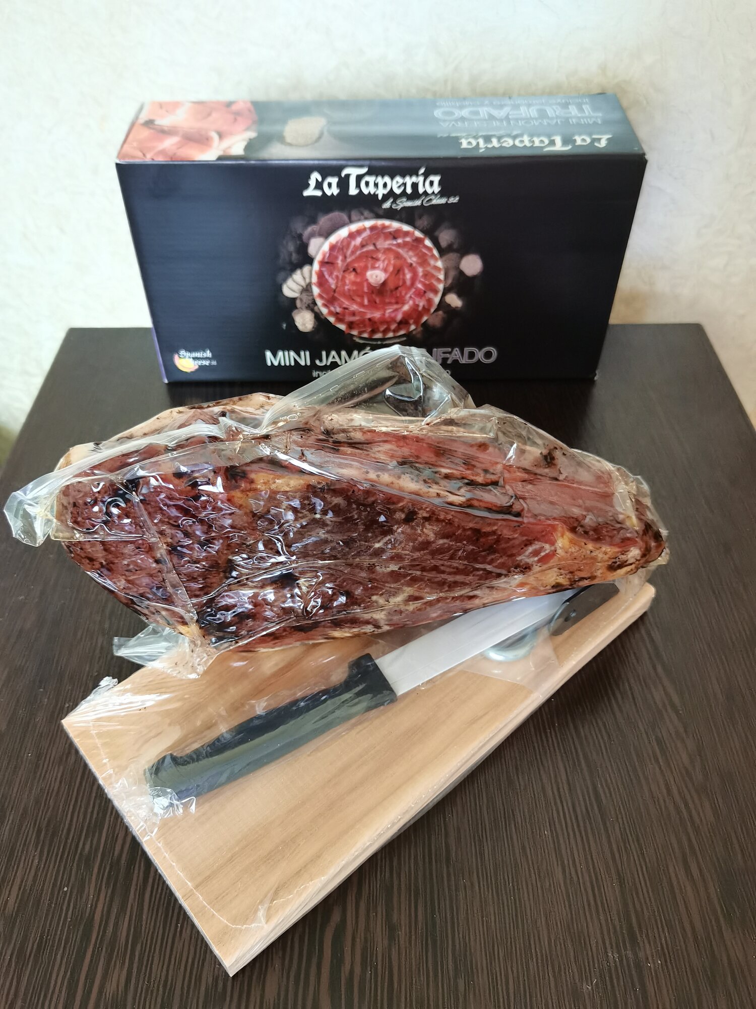 Хамон мини трюфель подарочный набор с хамонерой и ножом