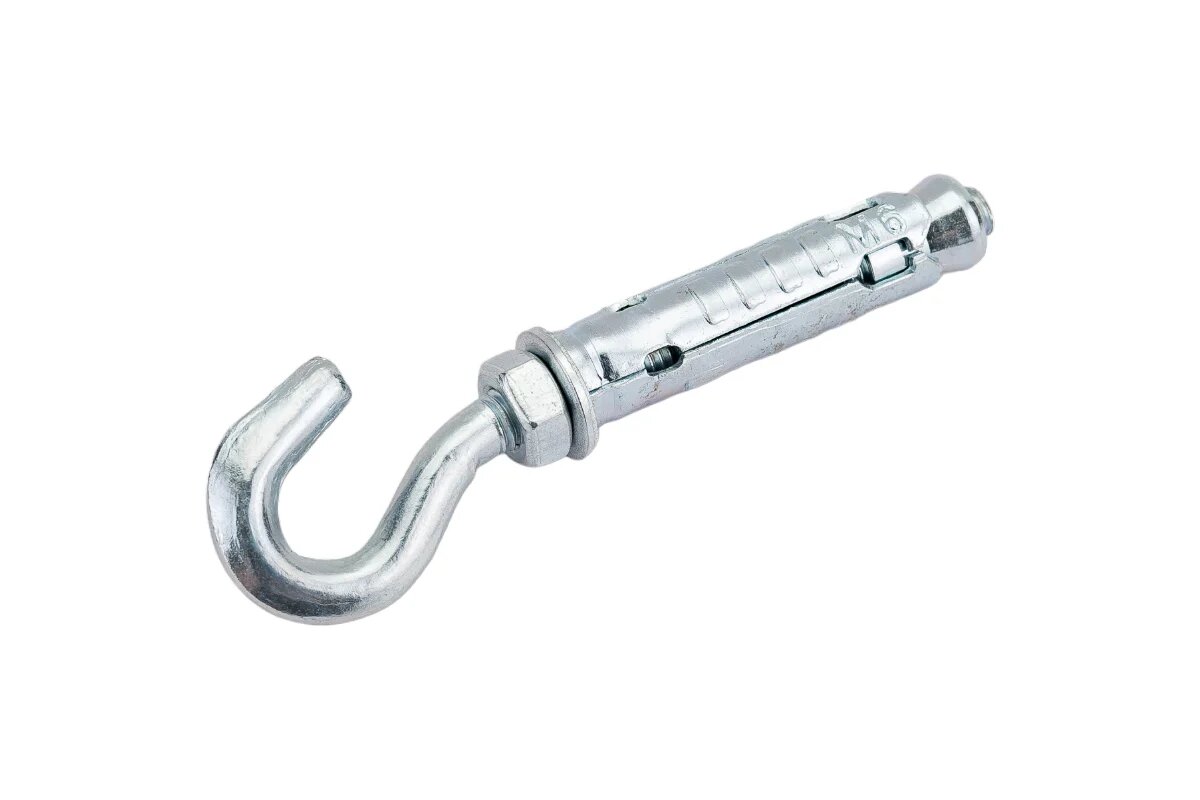 Европартнер Анкер с крюком Zn HB-6оцинкованный крепёж для монтажа и фиксации 1шт