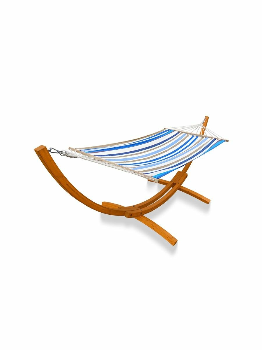 Деревянная подставка-гамак для сада, дачи и дома