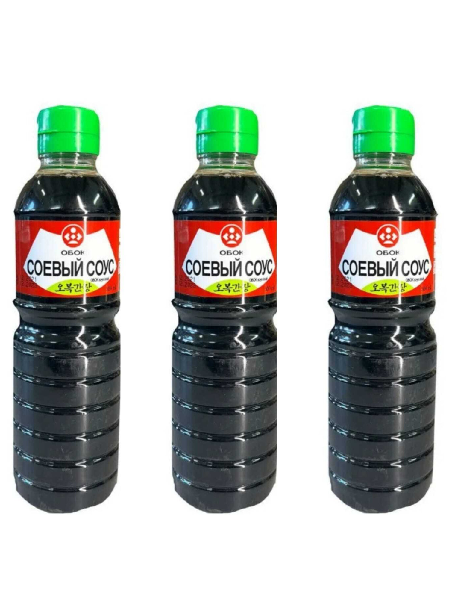 Соевый соус Obok Soya Sousi 500 мл, 3 шт