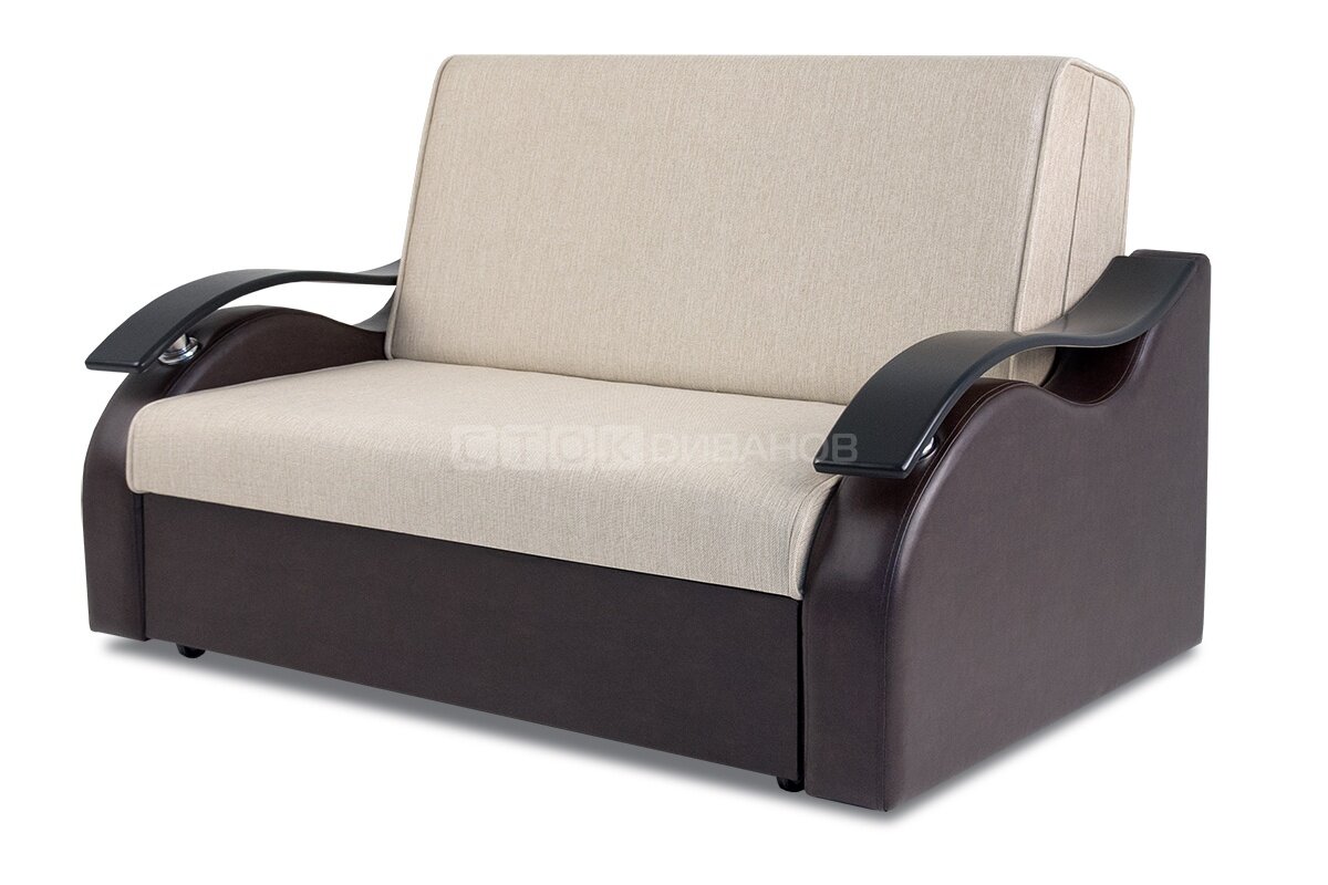 Диван Сток Диванов Antonio Beige бежевый 170 см, механизм аккордеон, с ящиком для хранения