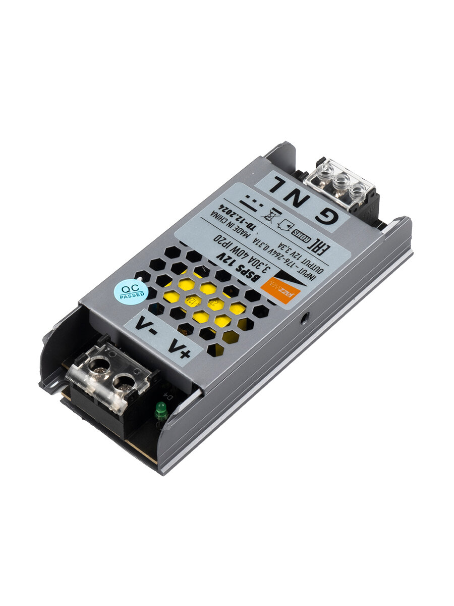 Блок питания Jazzway для светодиодной ленты 12V 40W IP20 .5062122