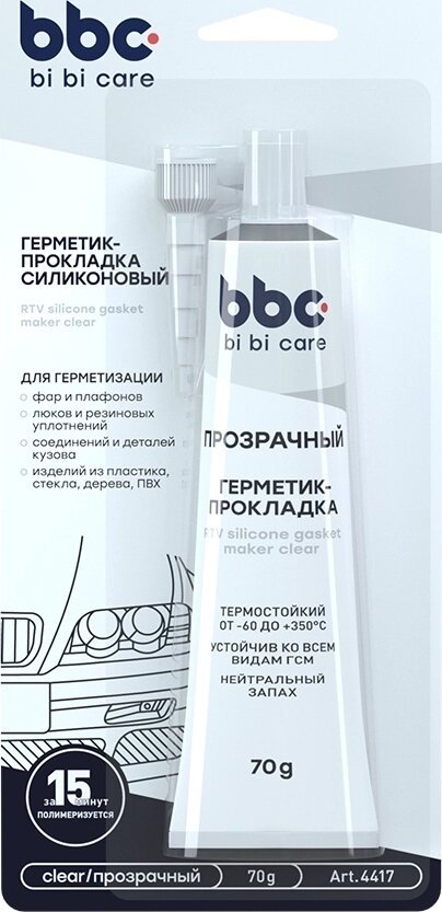 Герметик-прокладка силиконовый BiBiCare 4417