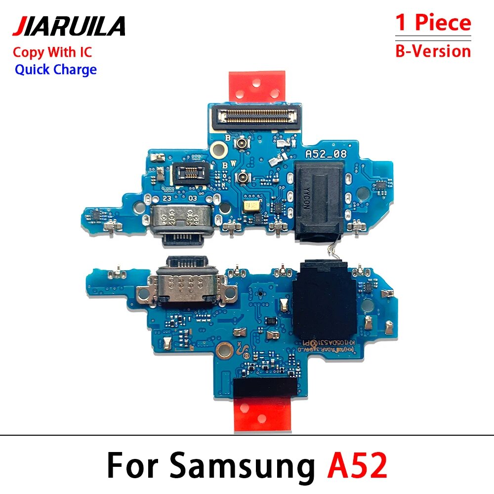 Новая USB-разъем для зарядки док-станции, разъем для зарядки, гибкая плата для Samsung A06 A54 A53 A72 A52 A24 A34 A23 A14 4G A33 5G A40