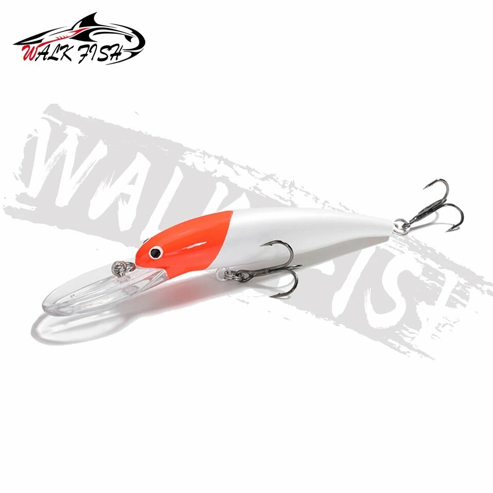 WALK FISH, 12 г, 20 г, плавающие рыболовные приманки для большого гольяна, качественные крючки, жесткие воблеры для глубокого дайвинга, воблеры, рыболовные снасти