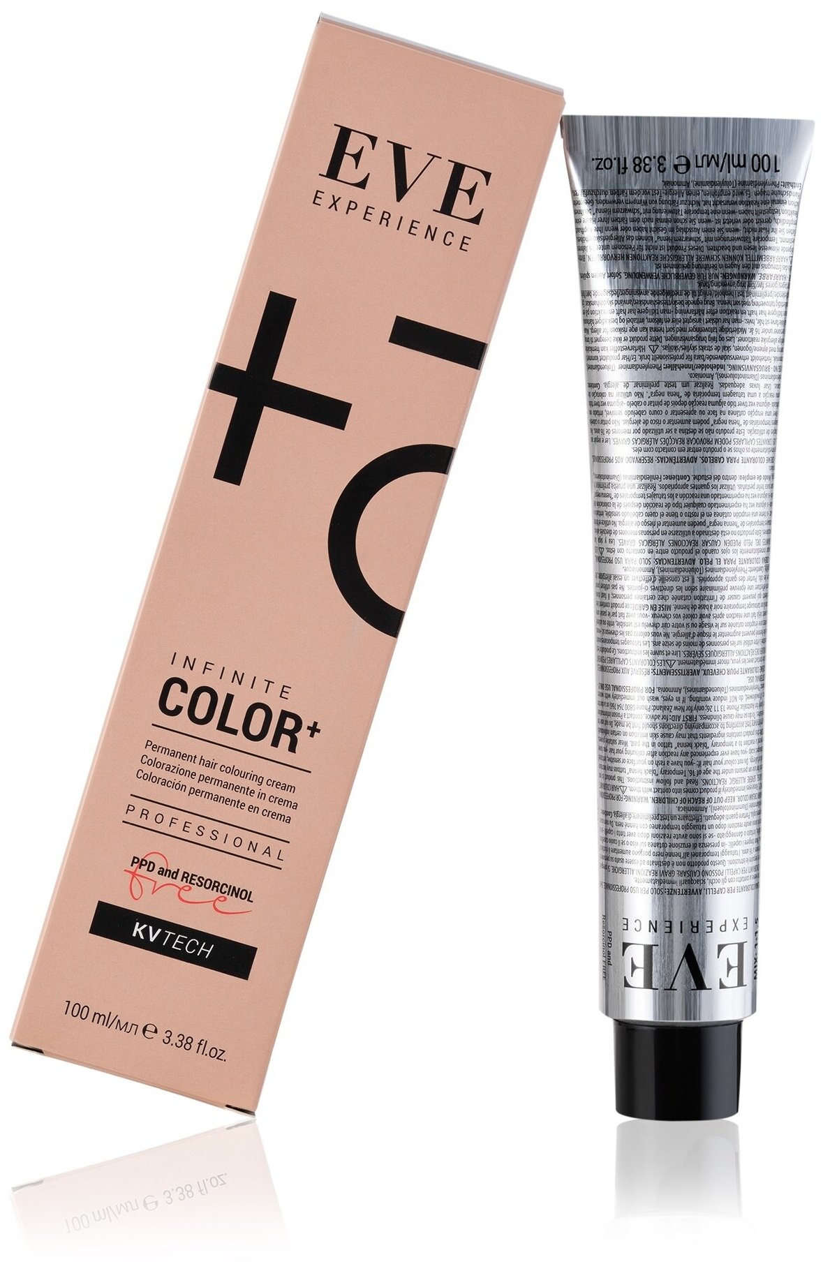 FarmaVita EVE Experience 7.1 крем-краска для волос, 7.1 блондин пепельный, Infinite Color+ 100 мл