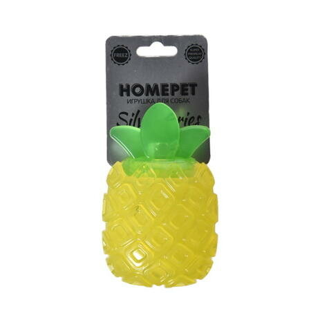 HOMEPET SILVER SERIES 11,4 см х 7 см х 4,5 см ананас игрушка для собак охлаждающая