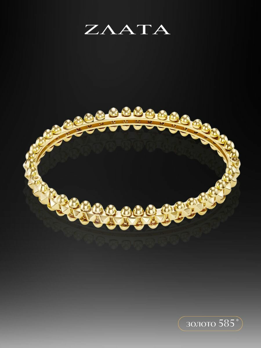 Браслет, желтое золото, 585 проба
