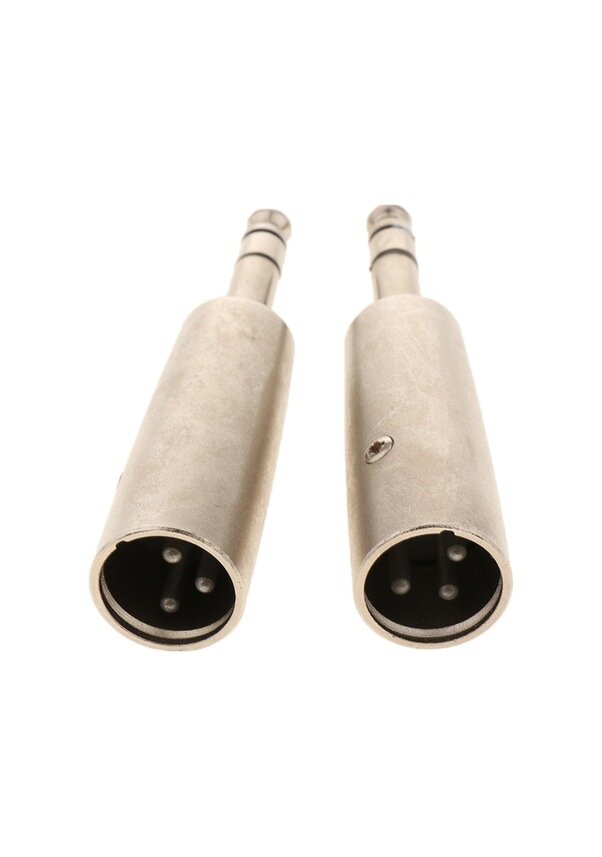 Шт. 6,35 мм моно разъем (штекер) - 3-контактный XLR аудио разъем (штекер)