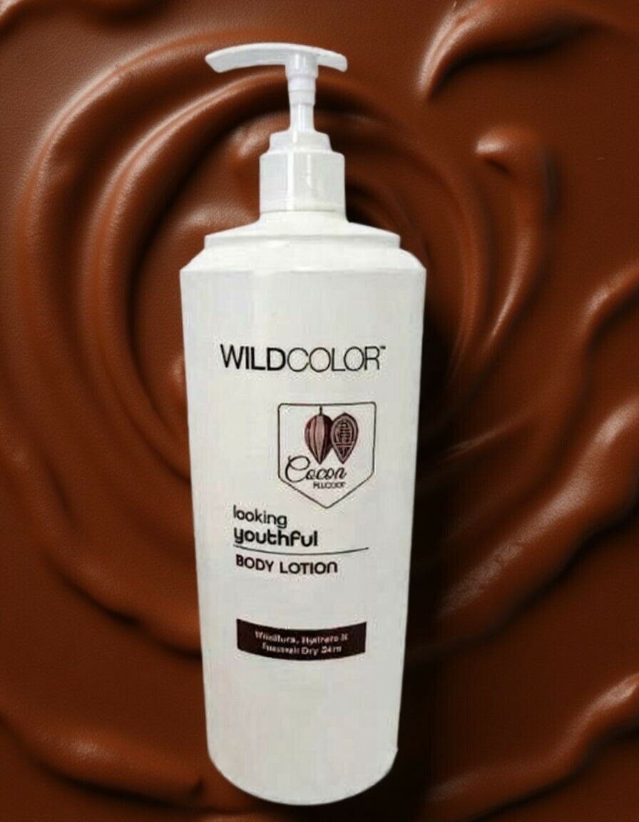 Лосьон для тела с маслом какао 1000 мл Wild Color Body Lotion Cocoa Butter Вайлд Колор -
