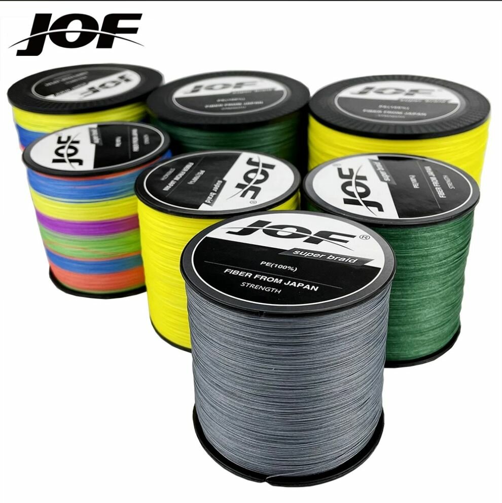 JOF X4 500M 0.17mm плетеная рыболовная леска, износостойкая основная леска для рыбалки, подходит для ловли карпа на морской , 100% PE