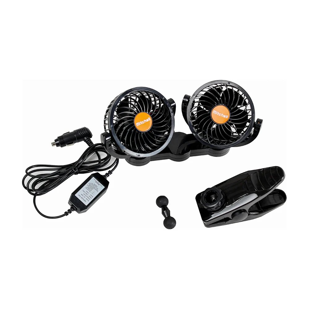 Крал Вентилятор 24V Двойной с прищепкой Т606 Turbo 3745