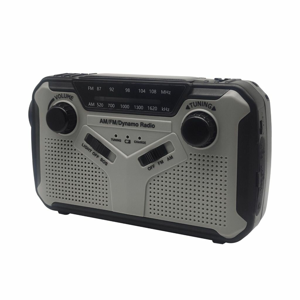 Запасные части для аудиооборудования, Солнечная и ручная зарядка AM/FM портативная SOS экстренная радиостанция с фонариком