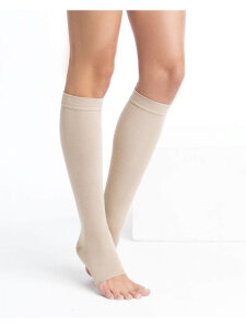 Чулки (2) до колена без мыска №1 крем ЧККВ