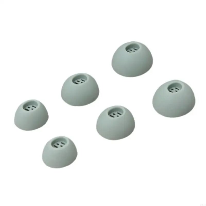 Силиконовые насадки для наушников OnePlus Buds 3 S/M/L (6 шт.) Green