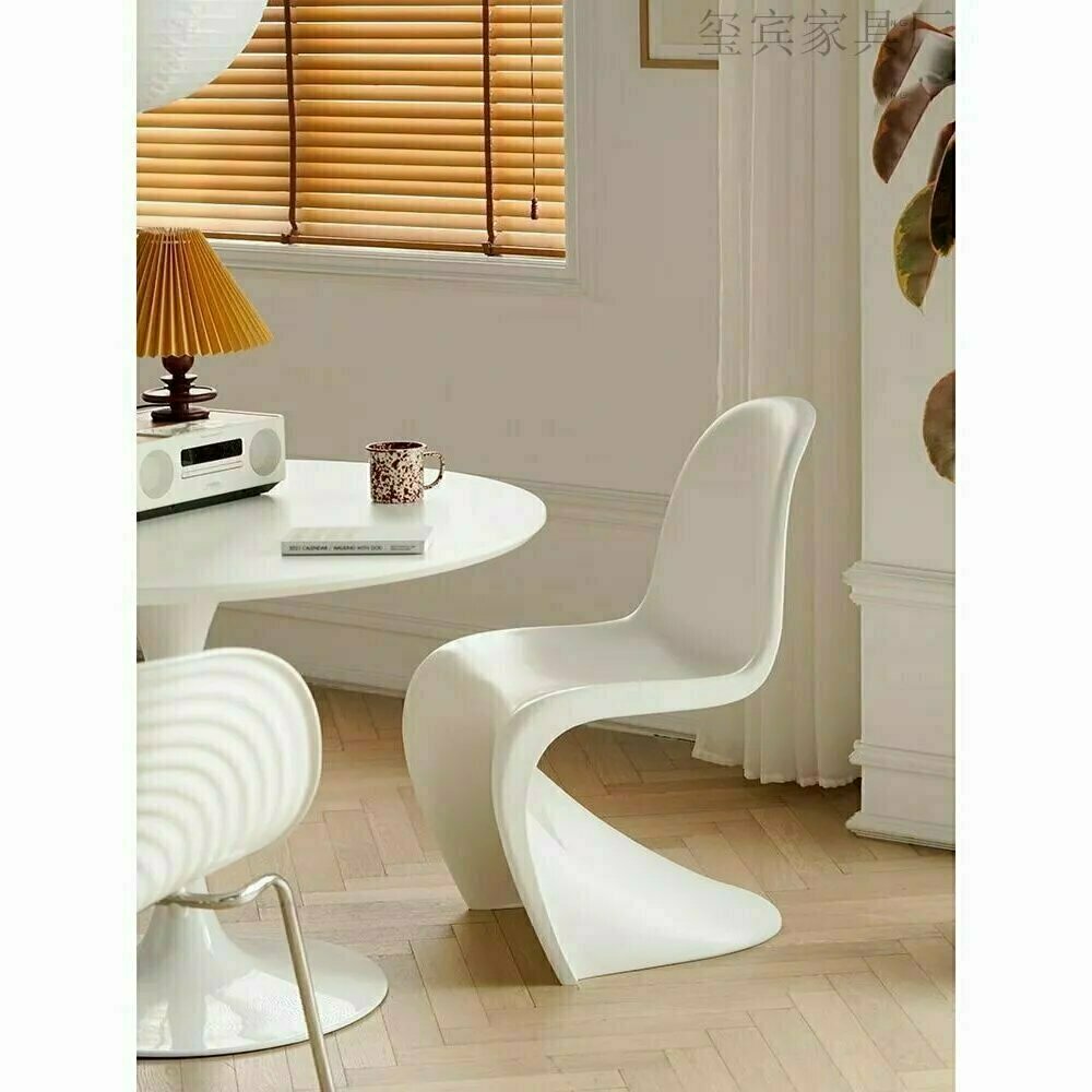 Стул "Русалка" белый без подлокотников 84x45x40см для гостиной спальни