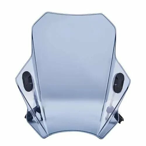 Ветровое стекло, для мотоцикла, универсальное, защита от ветра, дождя, серый, 43x39 см