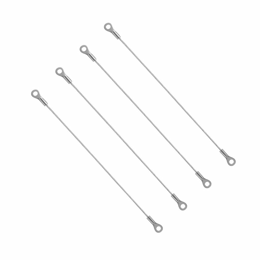 Ограничители Дверных Петель Шкафа из Нержавеющей Стали 4шт С Защитным Покрытием