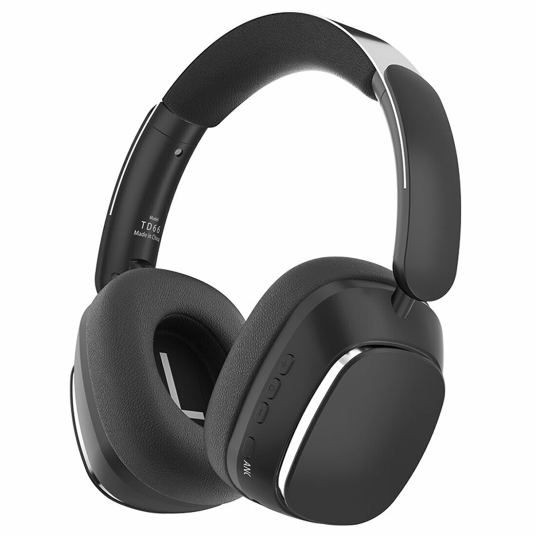 Головные наушники Bluetooth 5.4, погружные беспроводные наушники, оснащенные активным шумоподавлением ANC, чёрный