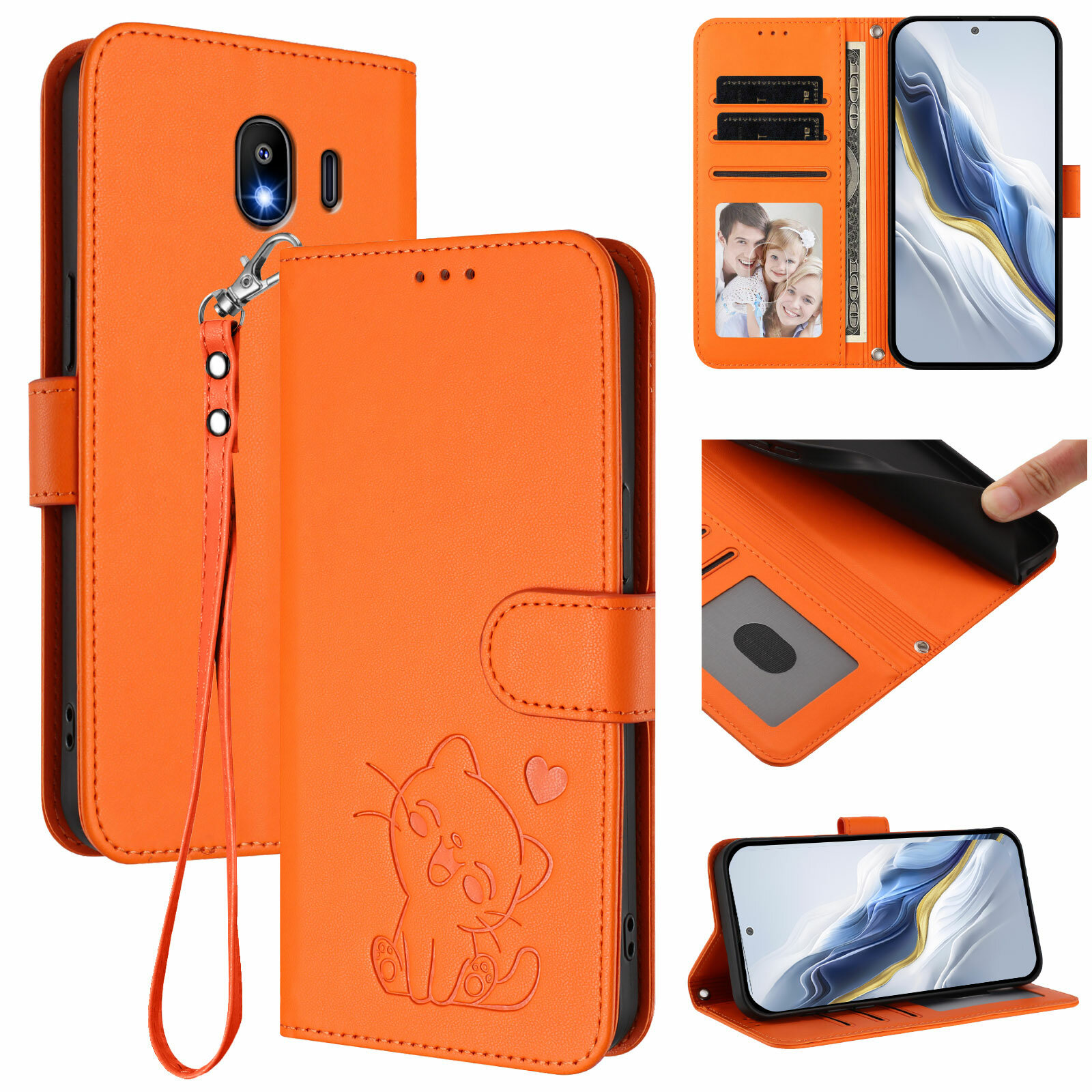 Подходит для Samsung Galaxy J4 2018(Самсунг Галакси J4 2018) Магнитные пряжки, кронштейны, сейсмостойкие, новинки, подарки