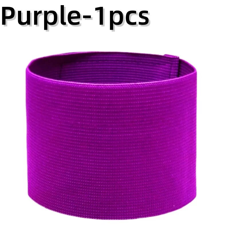 Футбольная капитанская повязка из полиэстера Фиолетовый, Purple-1pcs