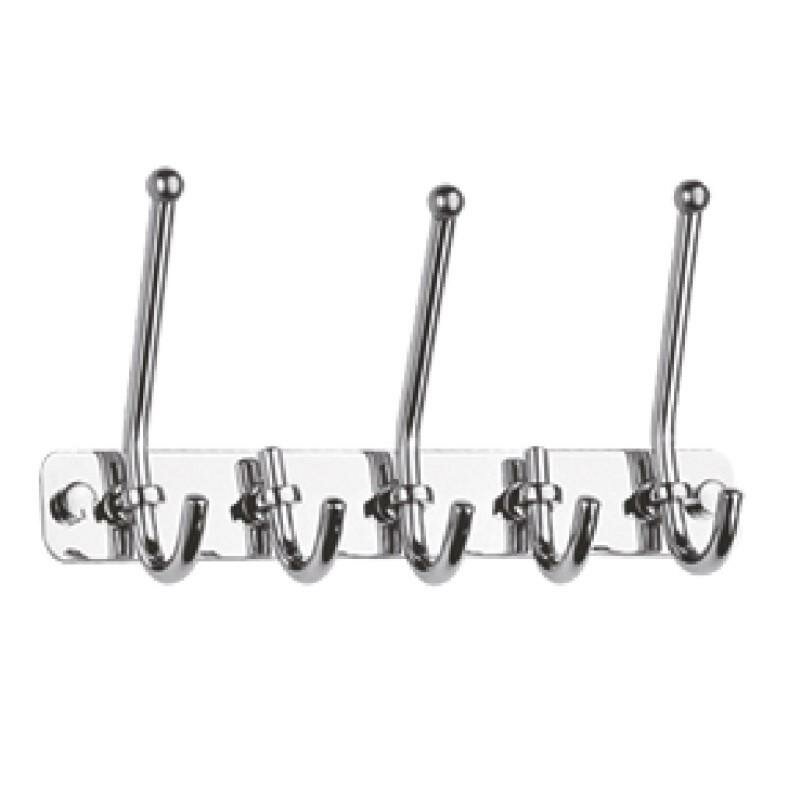 Вешалка для полотенец D-Lin D201854-5 цвет Хром, современный стиль
