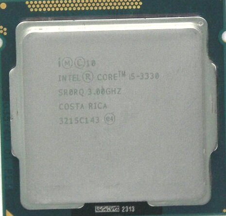 Процессор Intel Core i5-3330 3.0, 3.2, Ghz, Socket 1155/6Mb/4x Core/HD2500, SRORQ COSTA RICA