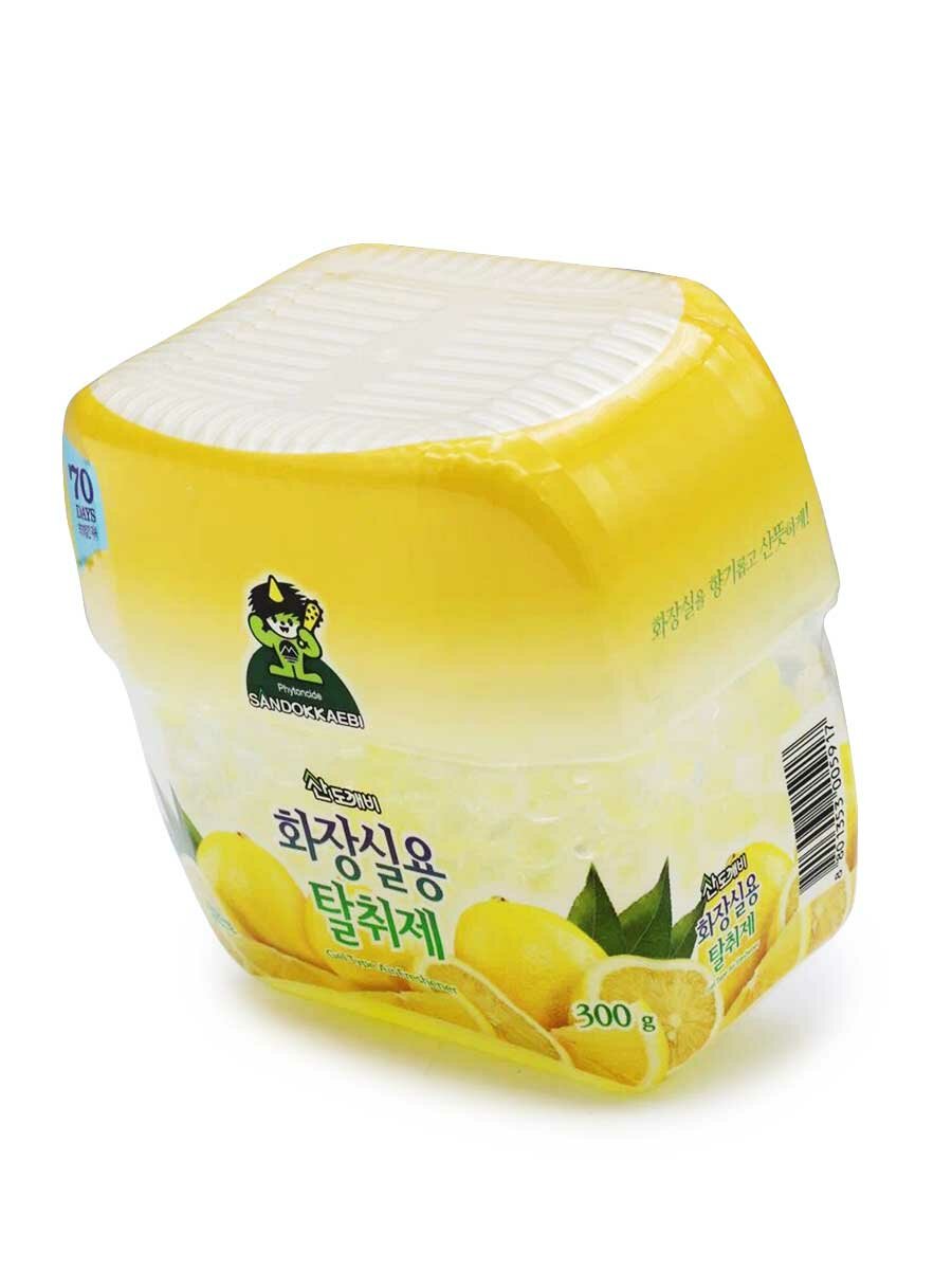 Sandokkaebi Гелевый освежитель воздуха для туалета Лимон, 300 г