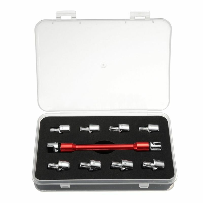 Гаечный ключ для мотоцикла со спицами инструмент гаечного ключа спицами, красный