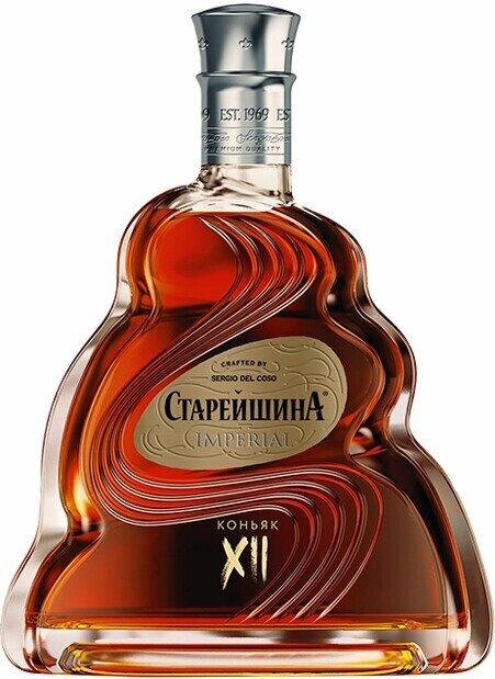 Коньяк "Старейшина" Империал 12-летний, 0.5 л