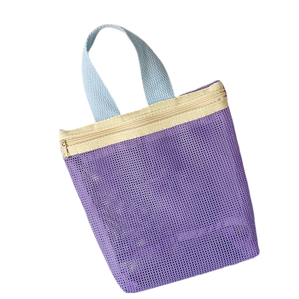 Сетчатая сумка для душа, портативная подвесная сумка для туалетных принадлежностей на молнии, пляжная сумка для путешествий, спортзала, кемпинга, плавания