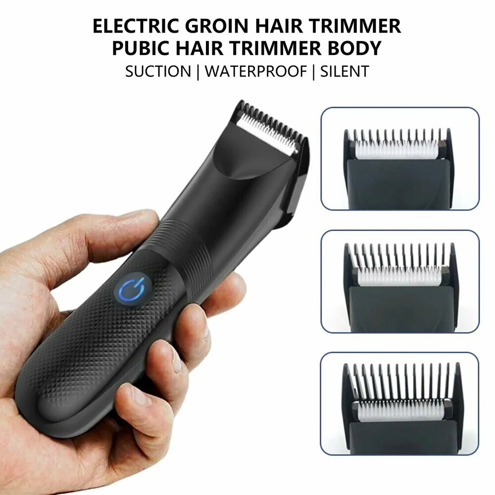 Электробритва Manscaping Триммер для лобковых волос Водонепроницаемые шарики Электрическая бритва для тела