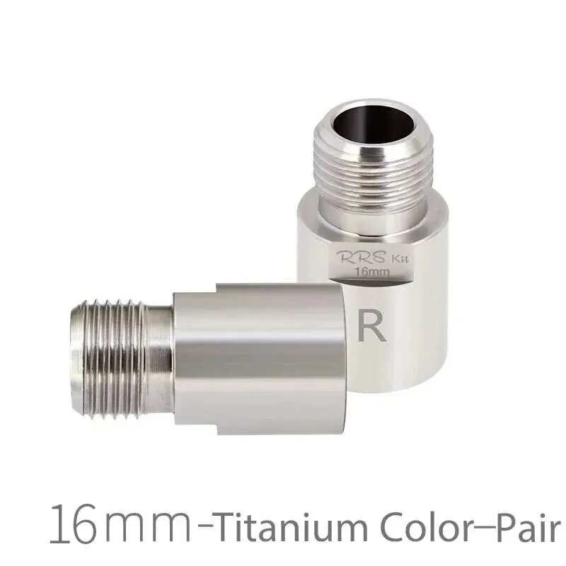 RRSKIT Удлинители оси педали велосипеда 16 мм 20 мм 16mm Titanium Color