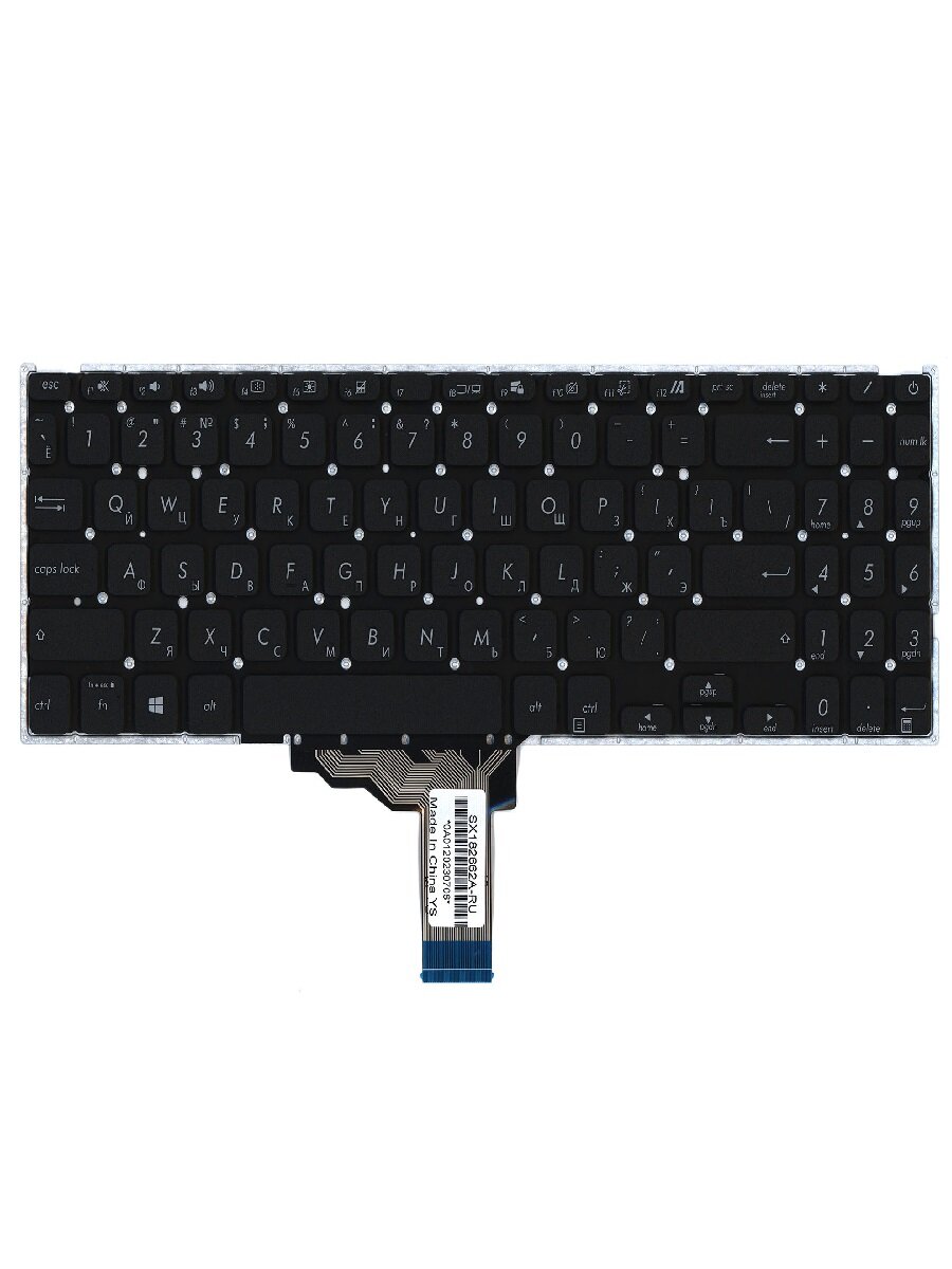 Клавиатура для ноутбука Asus X515 / M515 черная