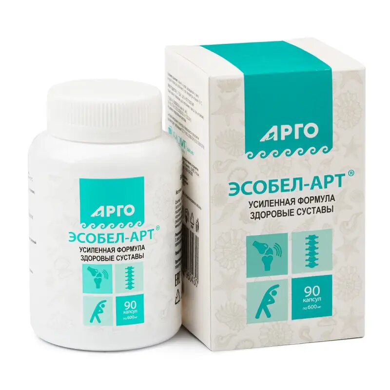 Эсобел Арт Биолит, для суставов, костей, ногтей, волос и кожи, 90 капс