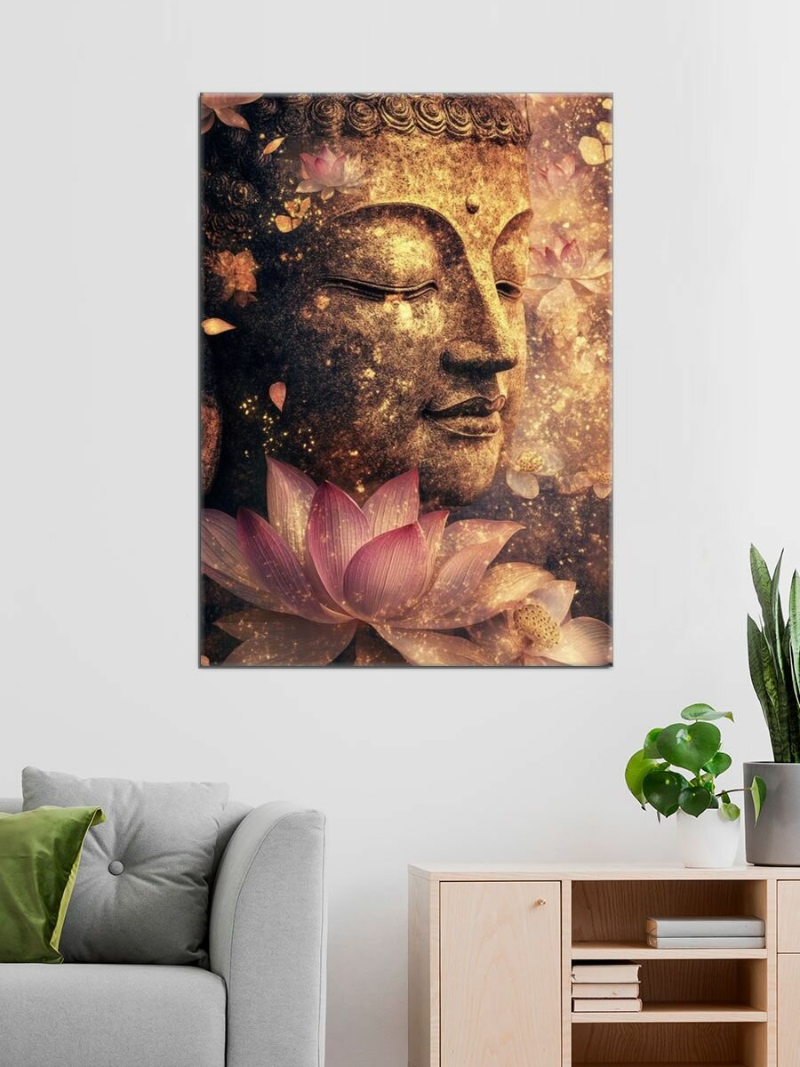 Картина на стену "Будда", 50х70 см