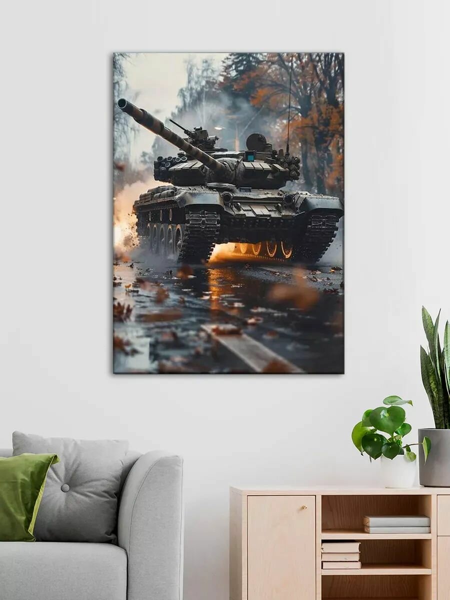 Картина на стену "Танки", 30х40 см