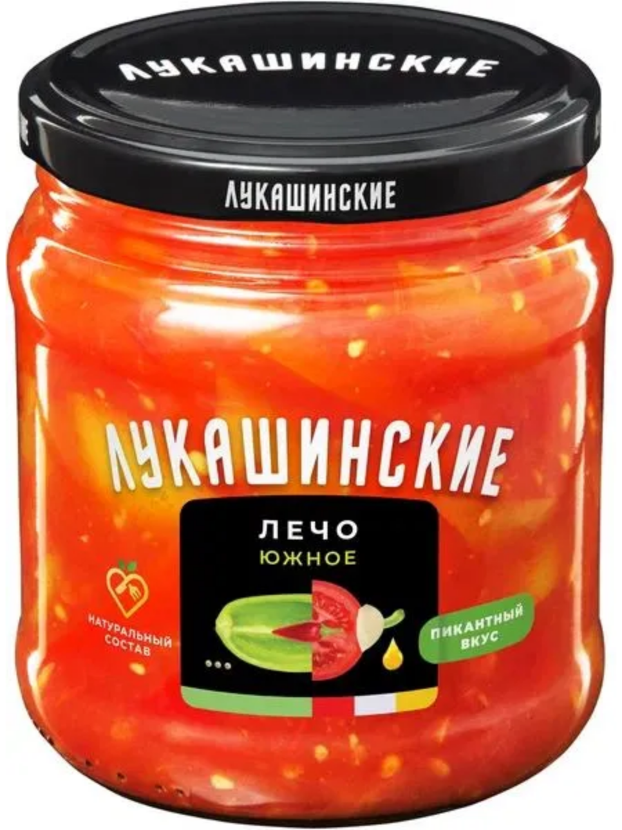 Лечо Южное в аджике, Лукашинские 460 г