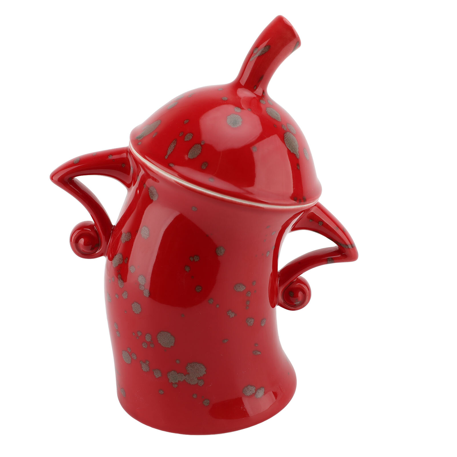 Праздничная Канистра Многофункциональная Керамическая Инновационная Кофейно-Чайная Чашка Для Дома Красная