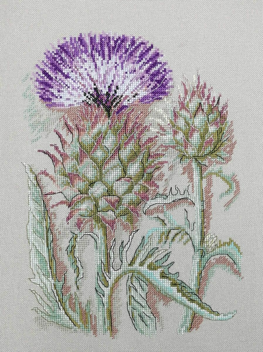 Набор для вышивания "Чертополох" 20х28см, 06.002.76