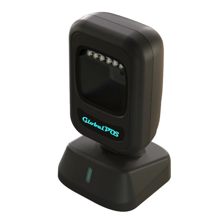 Стационарный сканер 1D/2D штрих-кода GlobalPOS GP-9900ST, USB