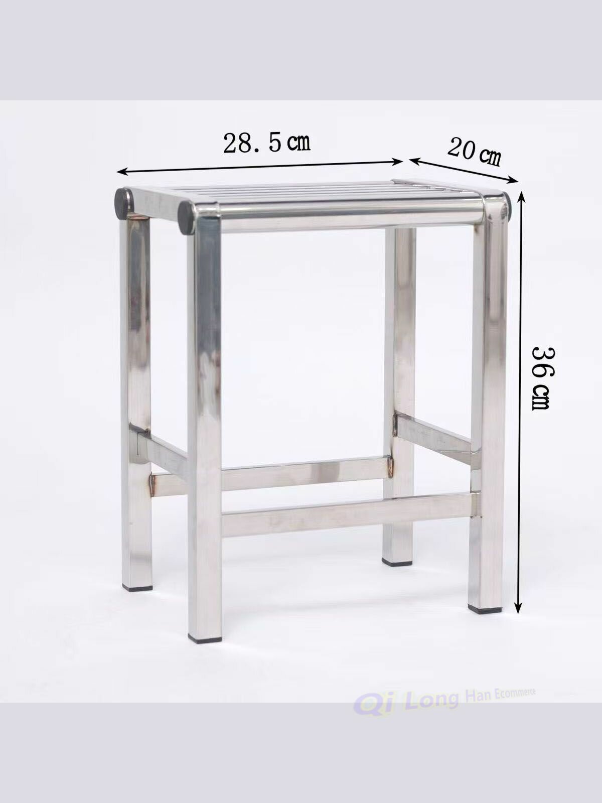 Табурет, нержавеющая сталь, геометрический рисунок, голубой, 1 шт